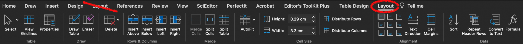 Q&A: Easy selecting in tables, 5 ways | Editing in Word